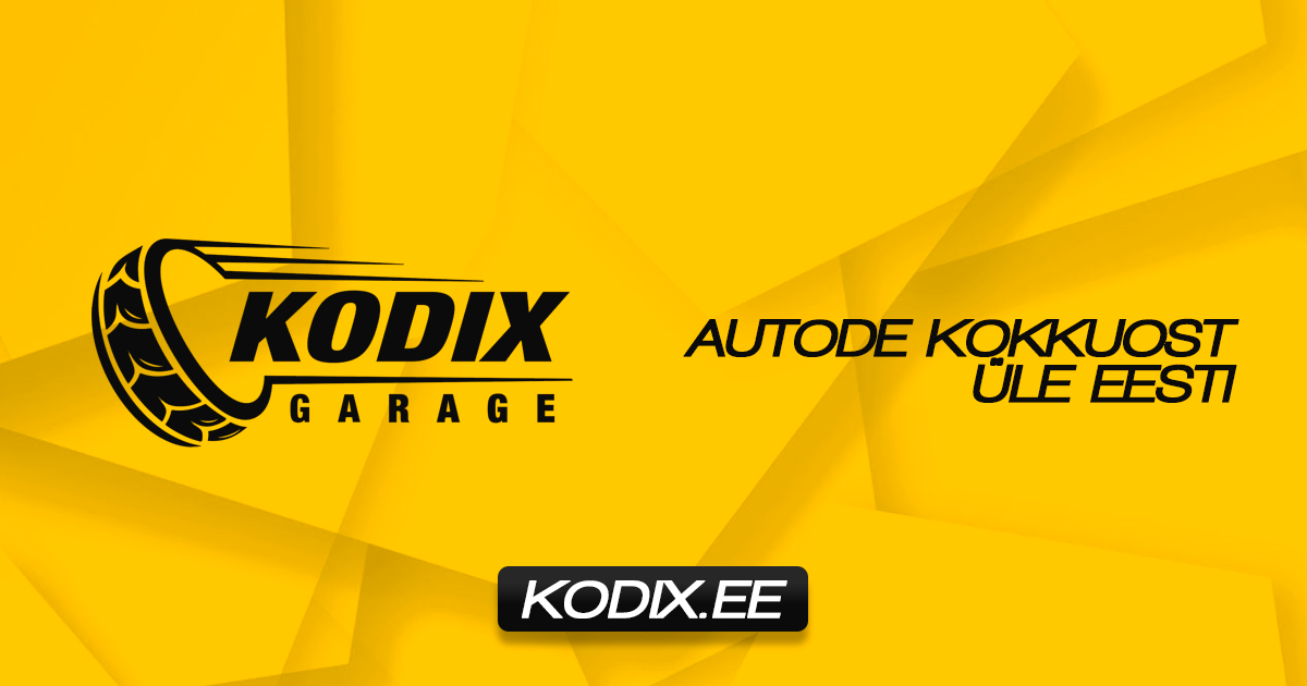 Kodix - Autode kokkuost üle Eesti